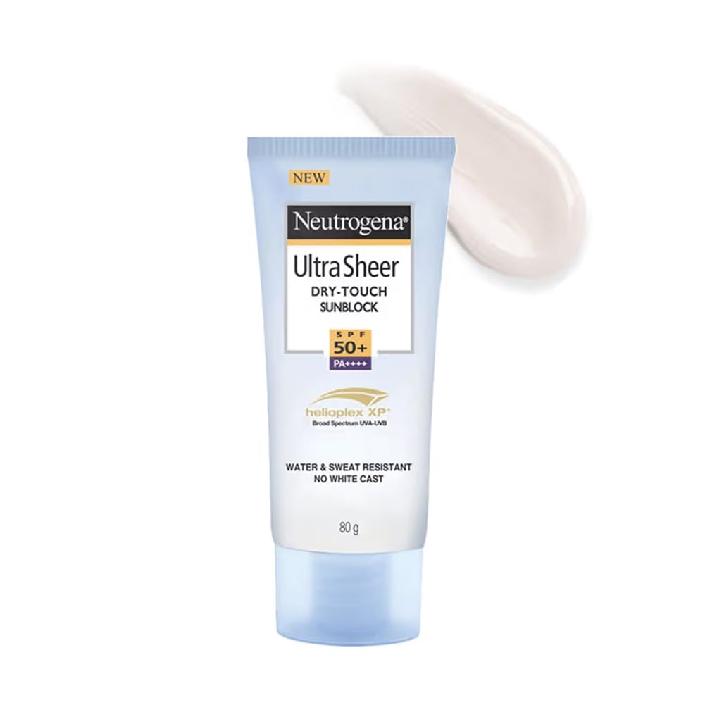 Neutrogena Ultra Sheer Sunscreen SPF 50+: Dermatocare Review | Dermatocare