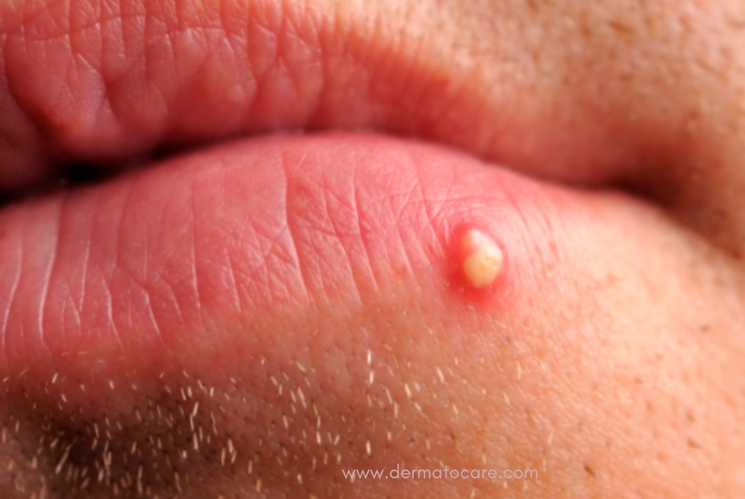 How to Deal with Pimples on Your Lip Line - Dermatocare
