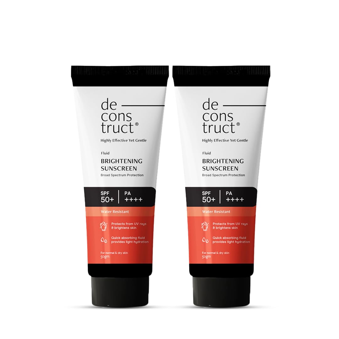 Deconstruct Brightening Sunscreen SPF 50: Dermatocare Review | Dermatocare